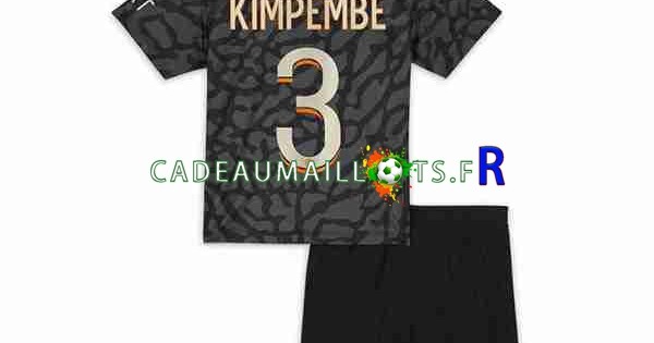Paris Saint-Germain Maillot avec flocage Kimpembe 3 3ème 2023-2024 ...
